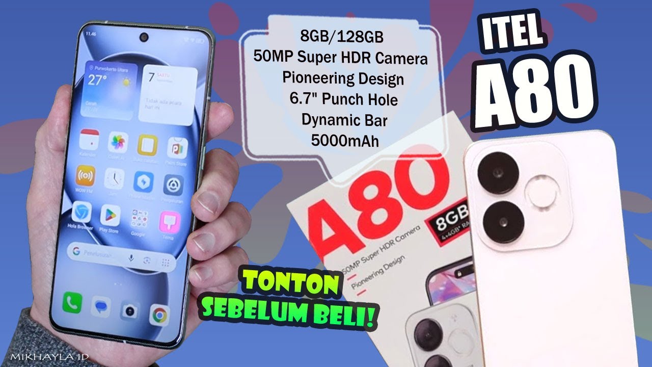 itel A80 Harga dan Spesifikasi – 8GB/128GB?! 50MP Super HDR Camera - 6. ...