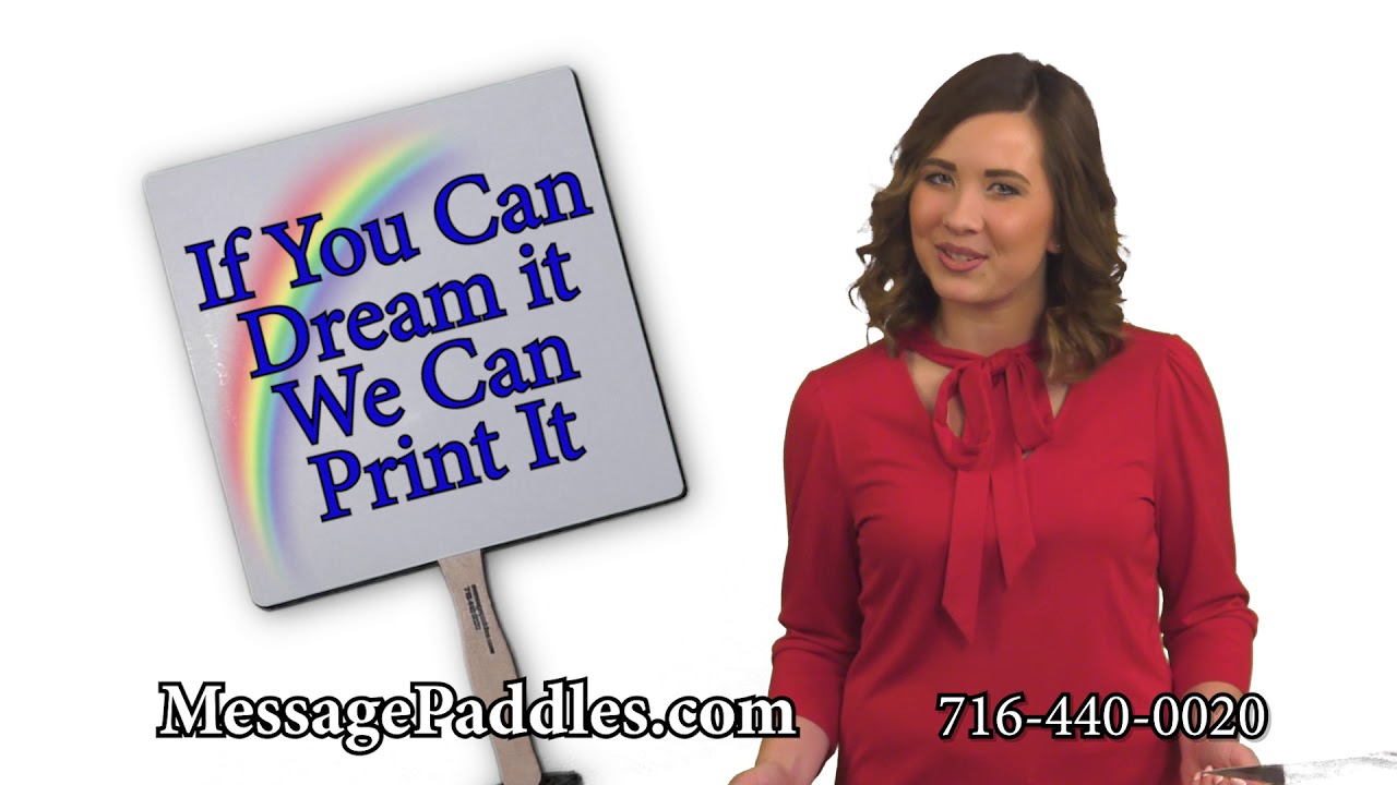 Message Paddles - YouTube