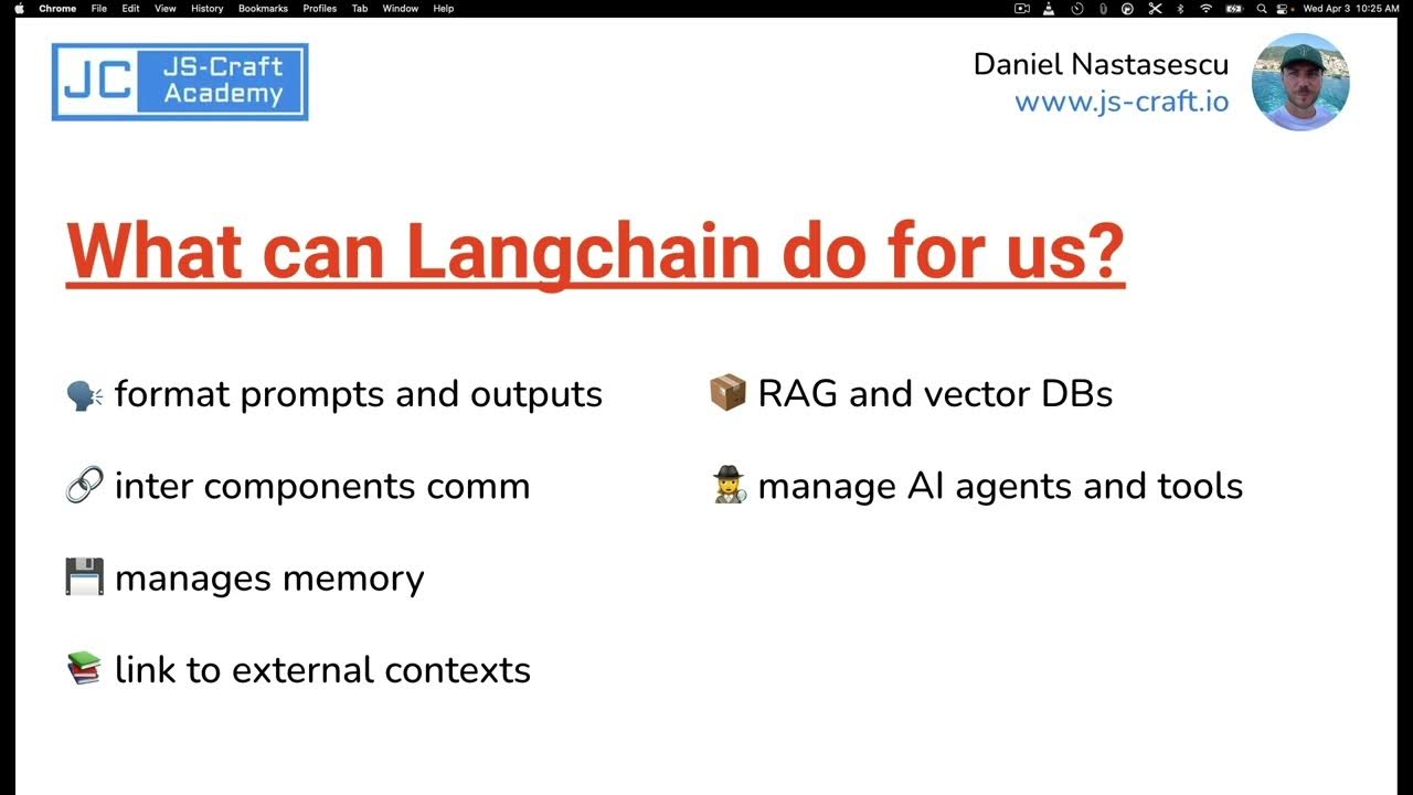What is Langchain.js and its use cases - YouTube