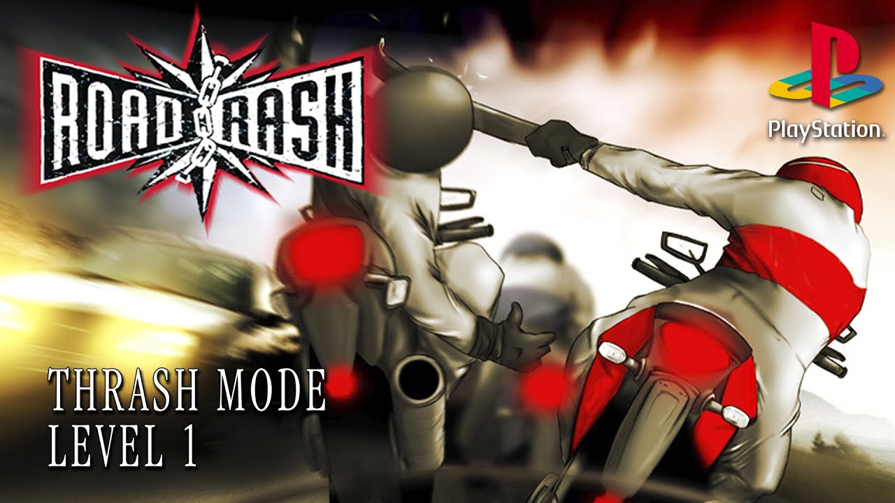 Road Rash 32-bit - Thrash Mode - Level 1 (Playstation) - YouTube