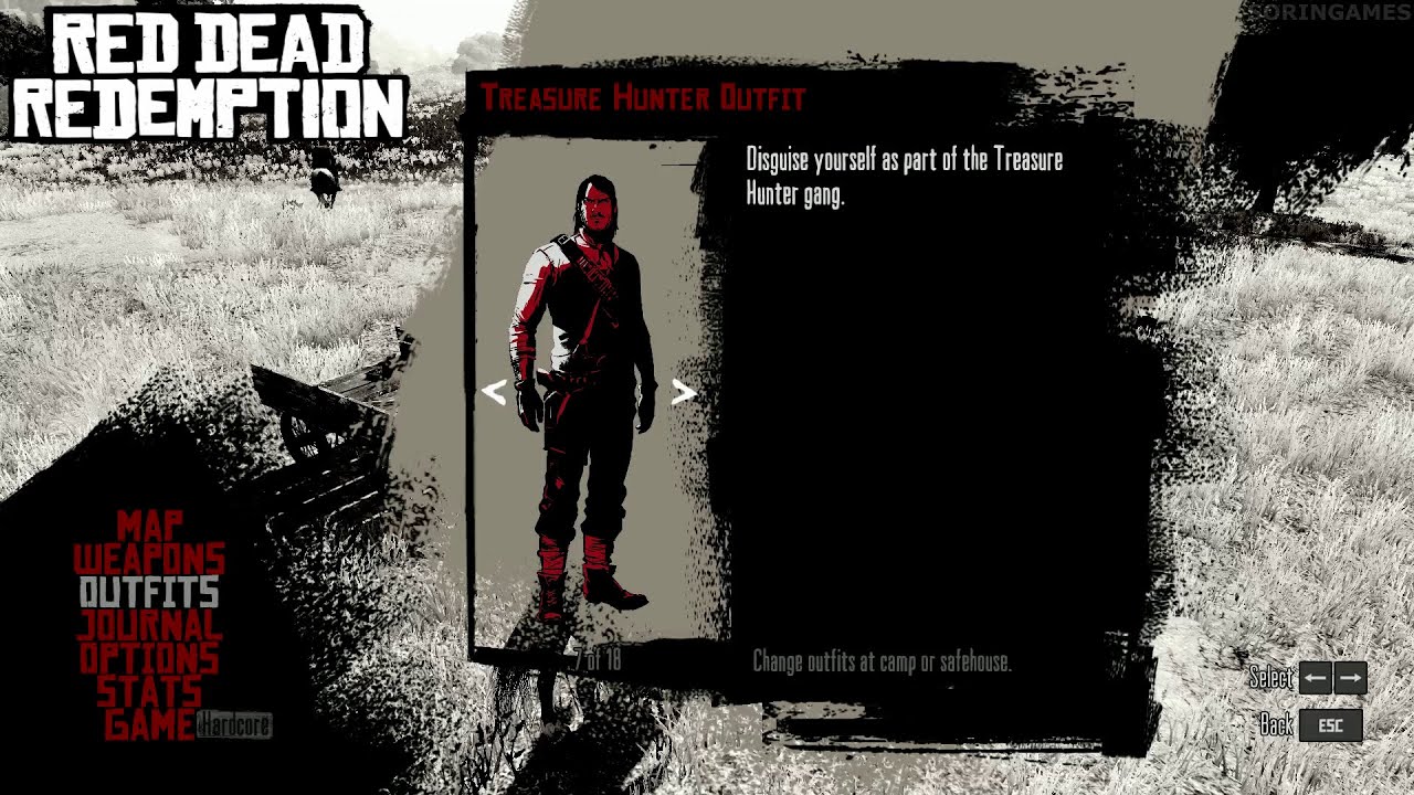 Red Dead Redemption - Treasure Hunter Outfit (HD,60fps) - YouTube