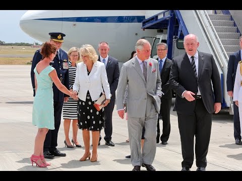 Royal visit to RAAF Base Edinburgh