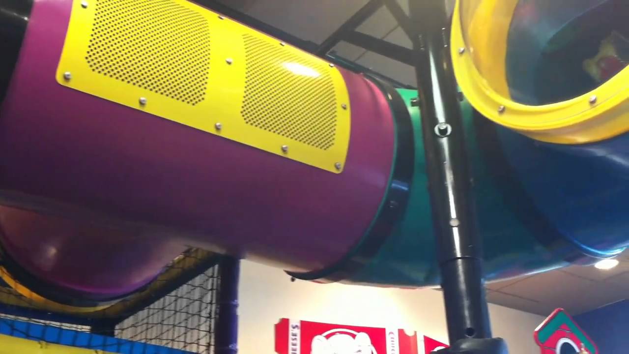 Alex on Chuck E Cheese Slide - YouTube
