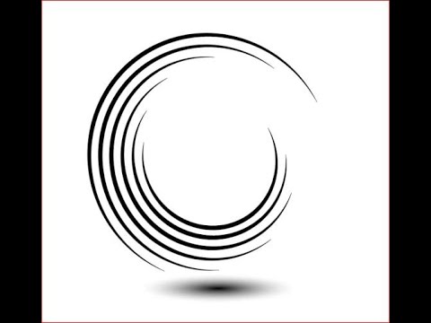 How to draw abstract Circle with Lines and Art Brush | Illustrator Tips ...