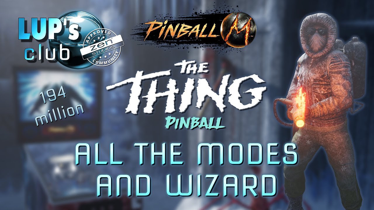 Pinball M ⚫ The Thing Pinball All the modes & Wizard (194M) - YouTube