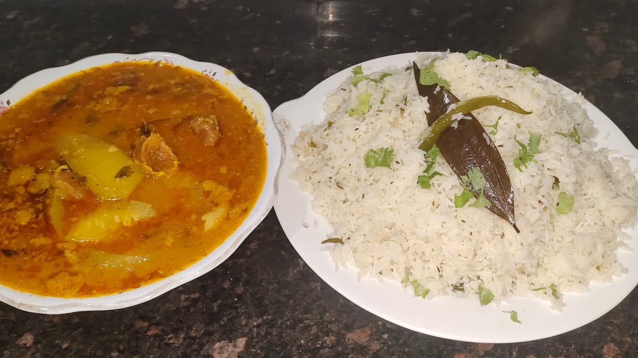 bagara khana daalcha with Atiya official cooking - YouTube