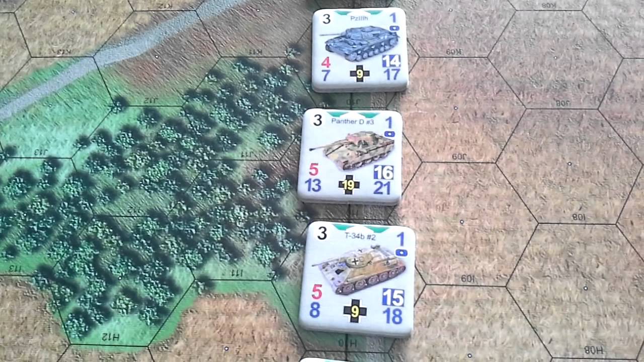 Conflict of Heroes: A German Armored Column - YouTube