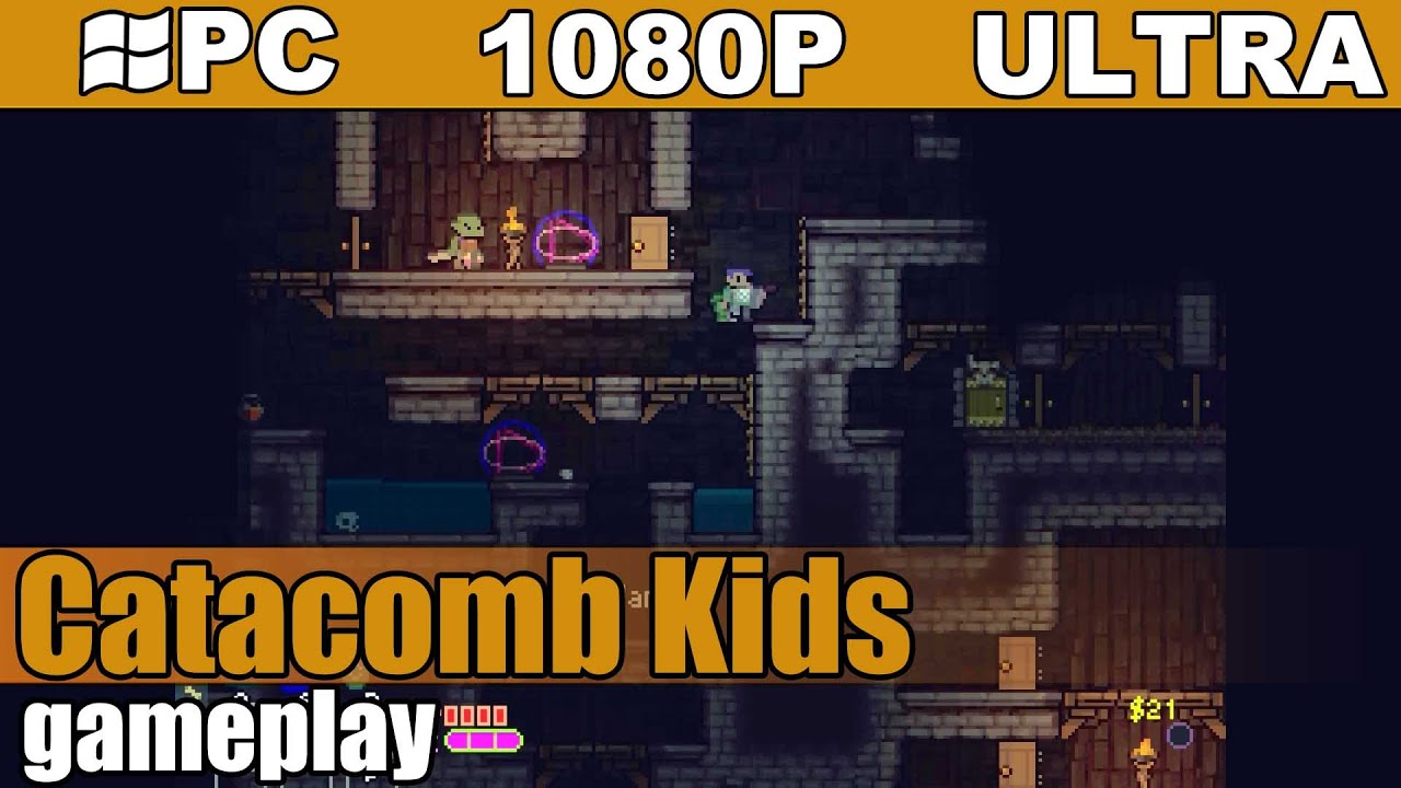 Catacomb Kids gameplay HD [PC - 1080p] - Roguelike Platformer - YouTube