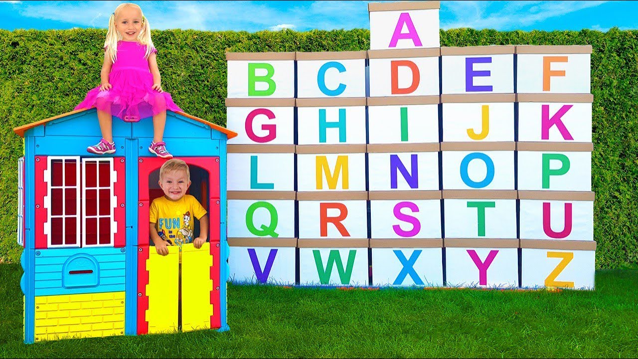 English Alphabet / ABC Collection with Katya and Dima - YouTube
