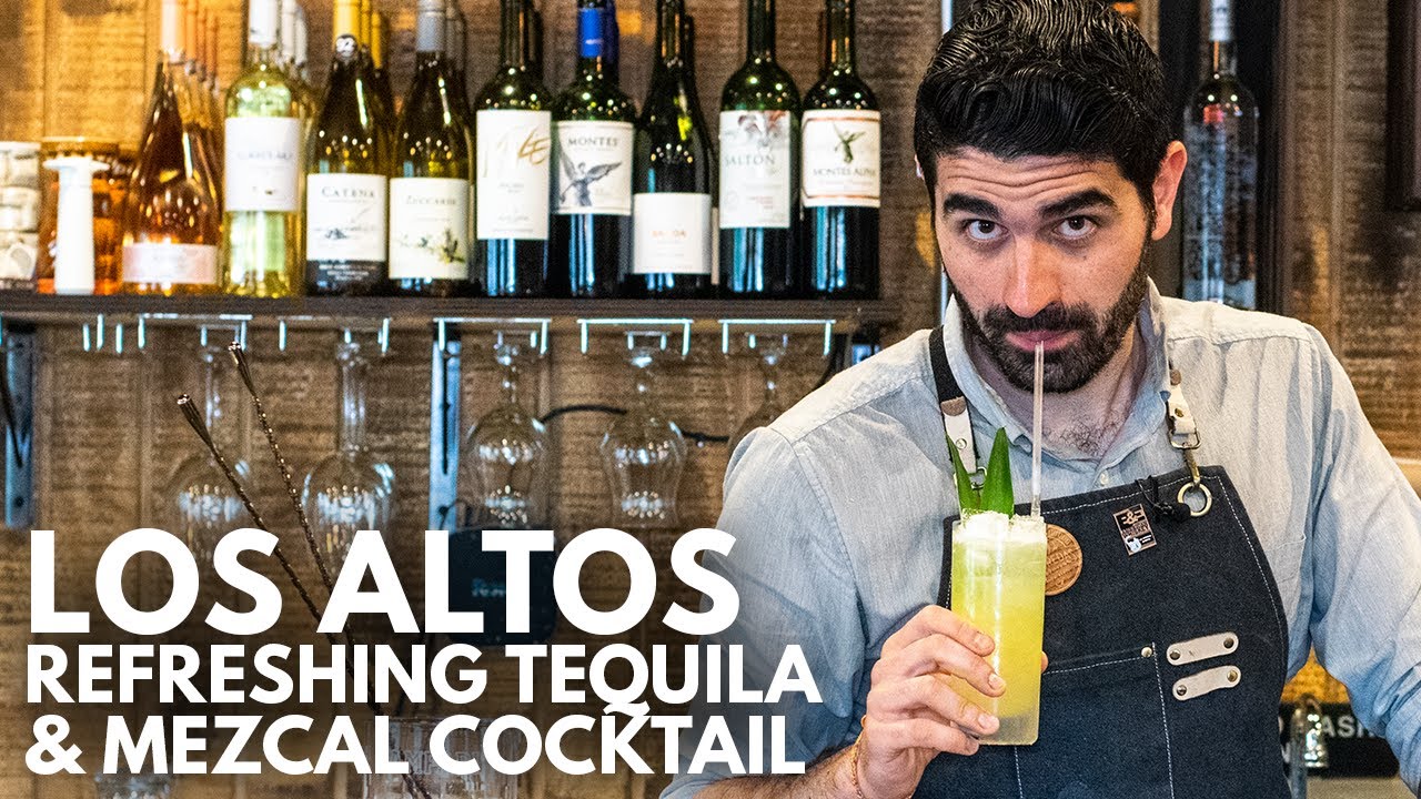 A Refreshing Mezcal & Tequila Cocktail. The Los Altos - YouTube