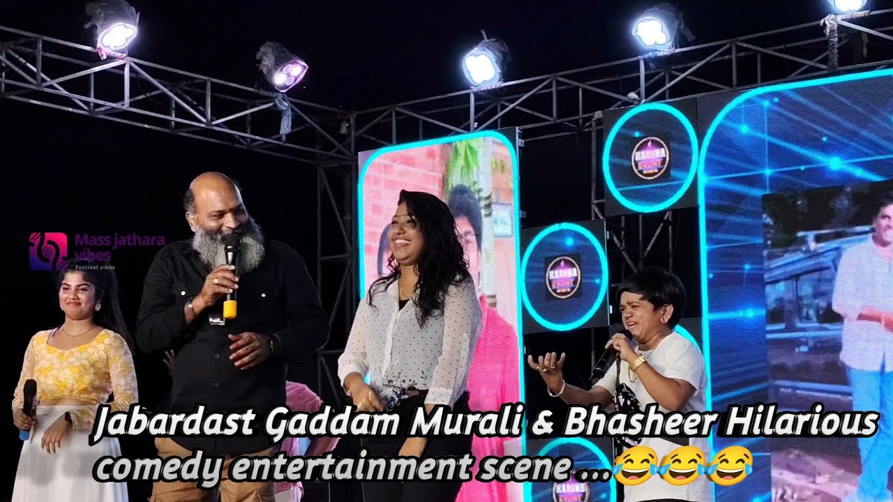 Jabardast Gaddam Murali & Bhasheer Hilarious comedy entertainment scene ...