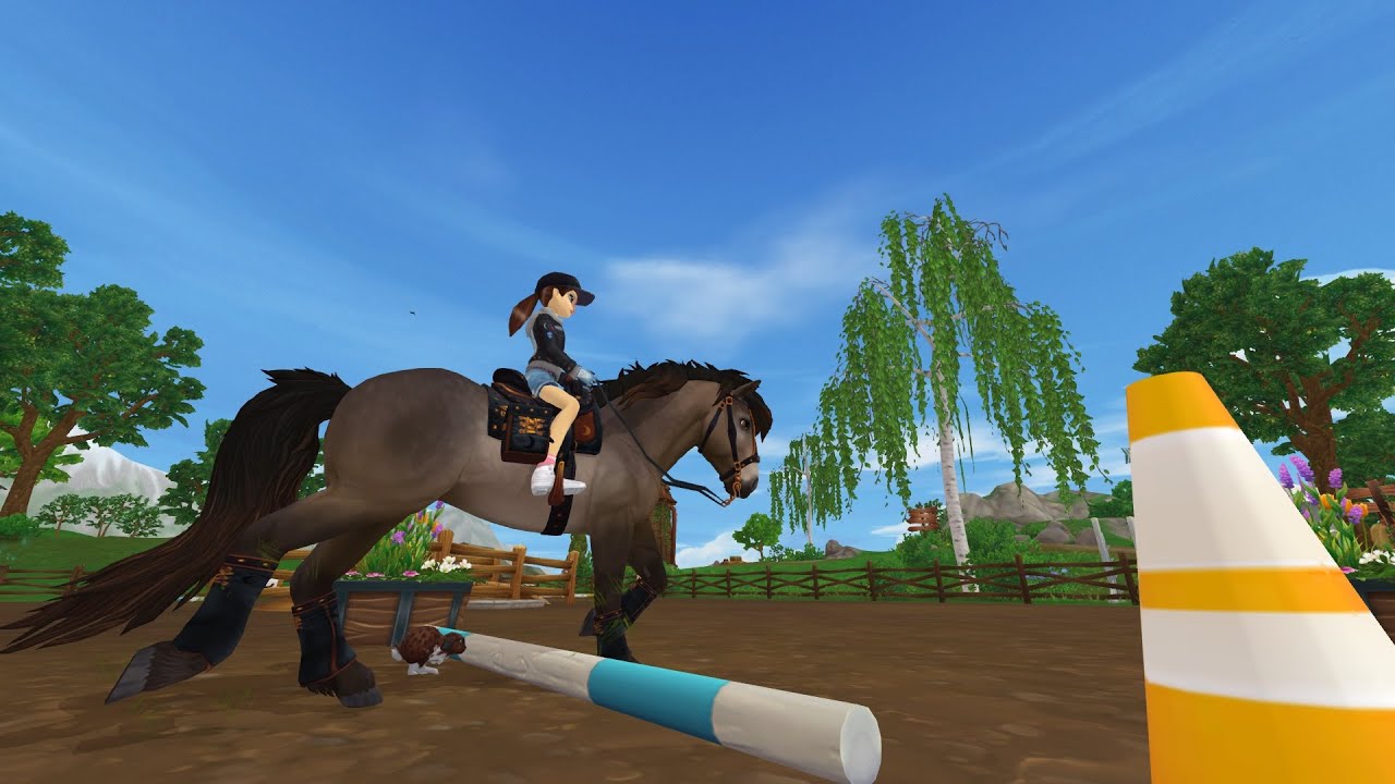 Star stable online - Steve's farm paddock props - YouTube