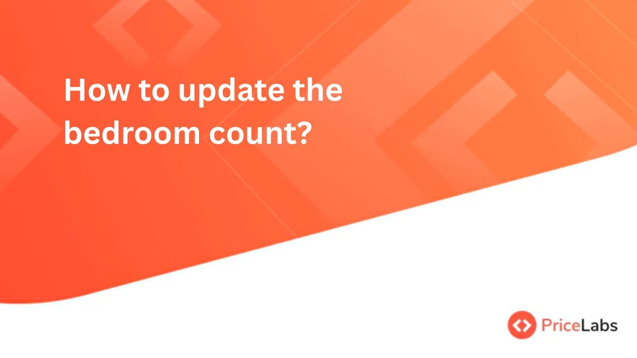 How to update the bedroom count? - YouTube