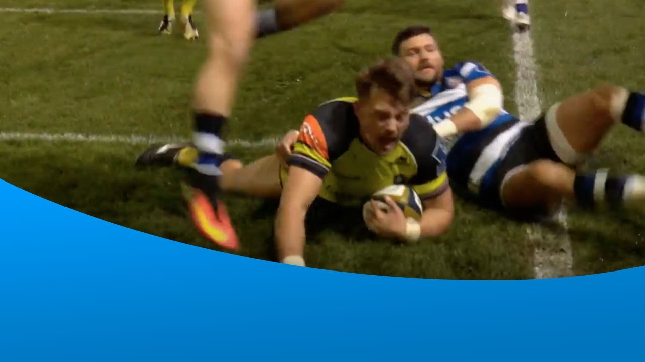 George Catchpole's brilliant try for Leicester Tigers - YouTube