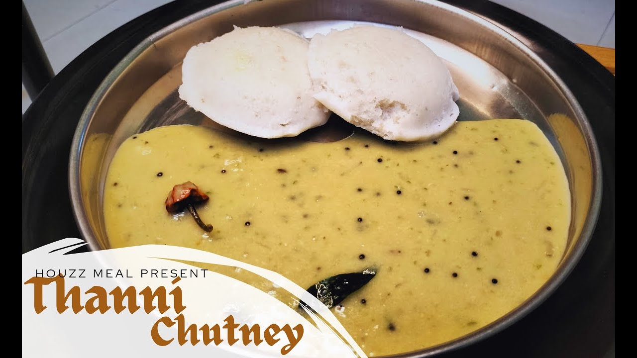 மதுரை ஸ்பெஷல் தண்ணி சட்னி| madurai special thanni chutney recipe|@houz ...