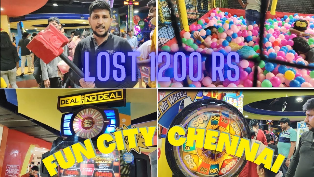 Fun city games - Lost 1200 Rupees in Phoenix mall Chennai #funcity # ...