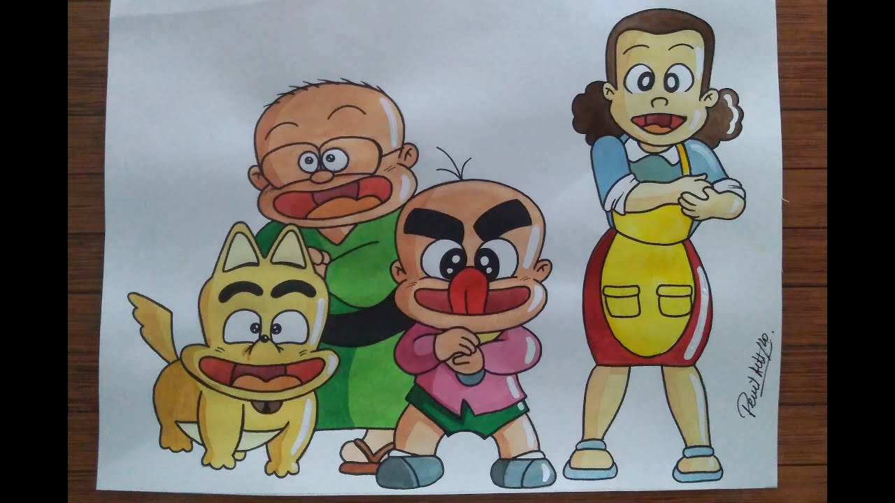 Drawing HAGEMARU | Hungama TV | Devil Arts - YouTube