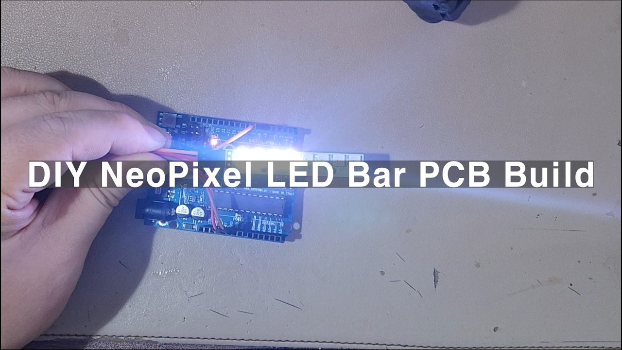 DIY NeoPixel LED Bar PCB Build - YouTube