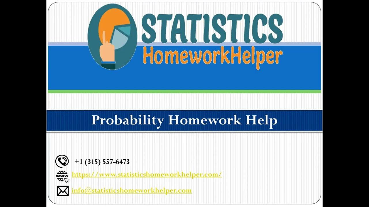 Probability Homework Help - YouTube