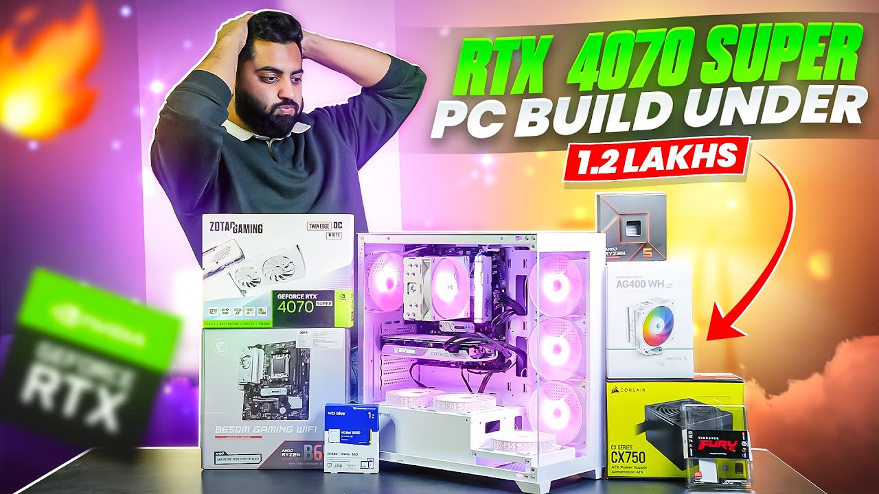 RTX 4070 Super PC Build Under 1.2 Lakhs 🔥😲 Unbelievable Performance ...