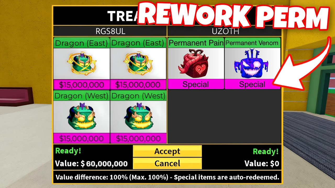 Getting Every Rework Permanent Fruits Before Update 27 (Blox Fruit ...