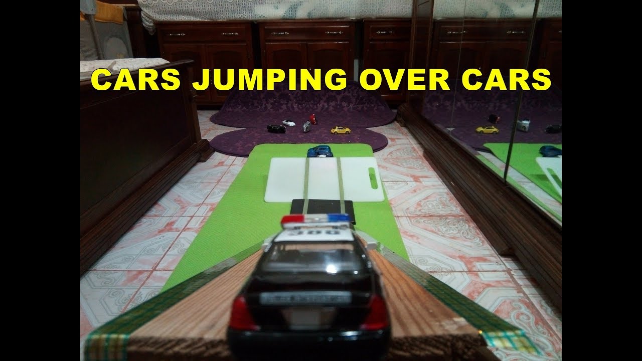 toy cars jumping for kids - YouTube