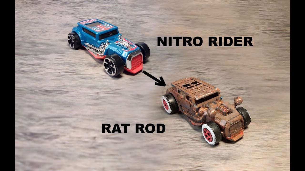 RAT ROD nitro építése, átalakítása NITRO RIDER-ből - YouTube
