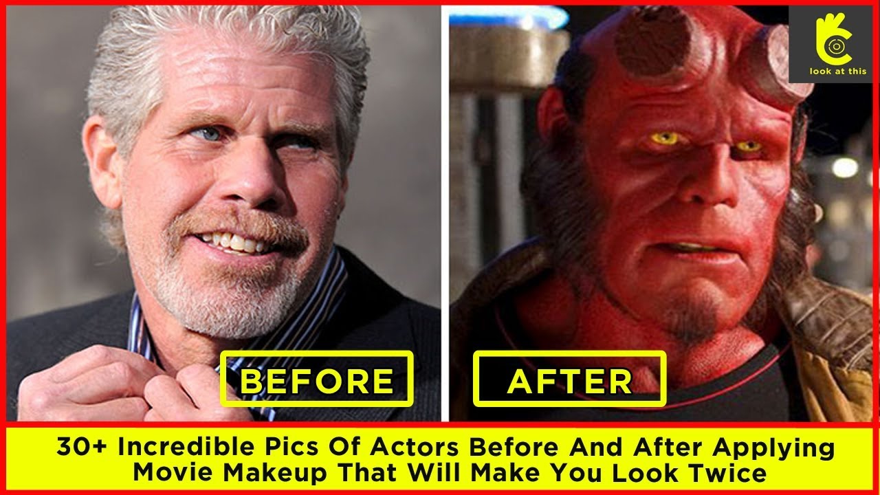 30+ Incredible Pics Of Actors Before And After Applying Movie Makeup ...