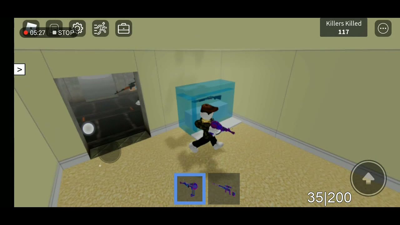 roblox suvive and kill the killers experience/ for pro shot - YouTube