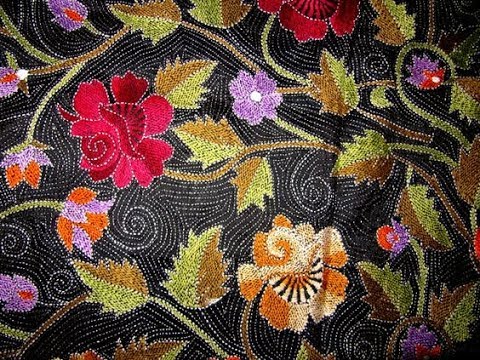 Simple and Beautiful Nokshi Kantha Design-8,Only Nokshi Kantha Stitch ...