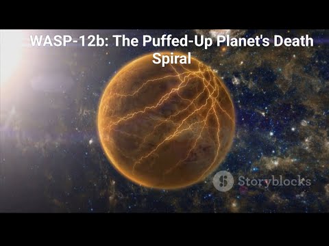 WASP-12b: The Puffed-Up Planet's Death Spiral - YouTube