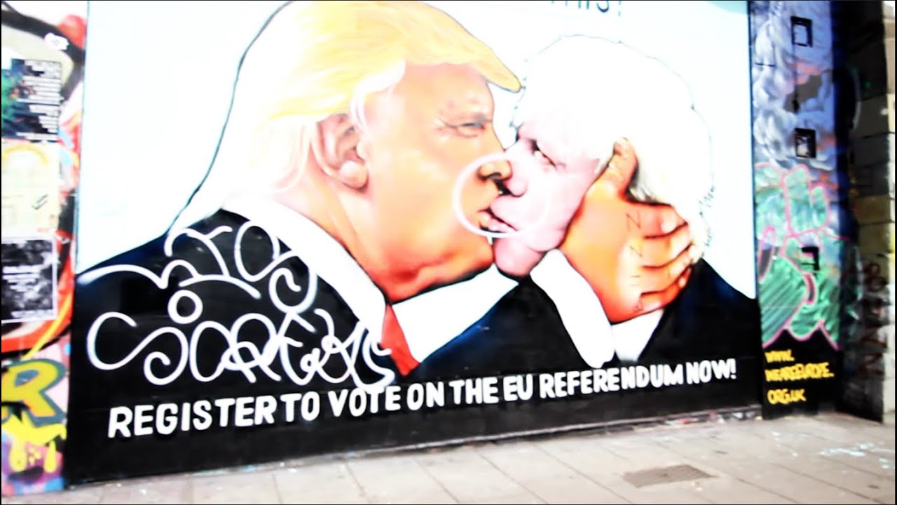 Donald Trump Kissing Boris Johnson Youtube