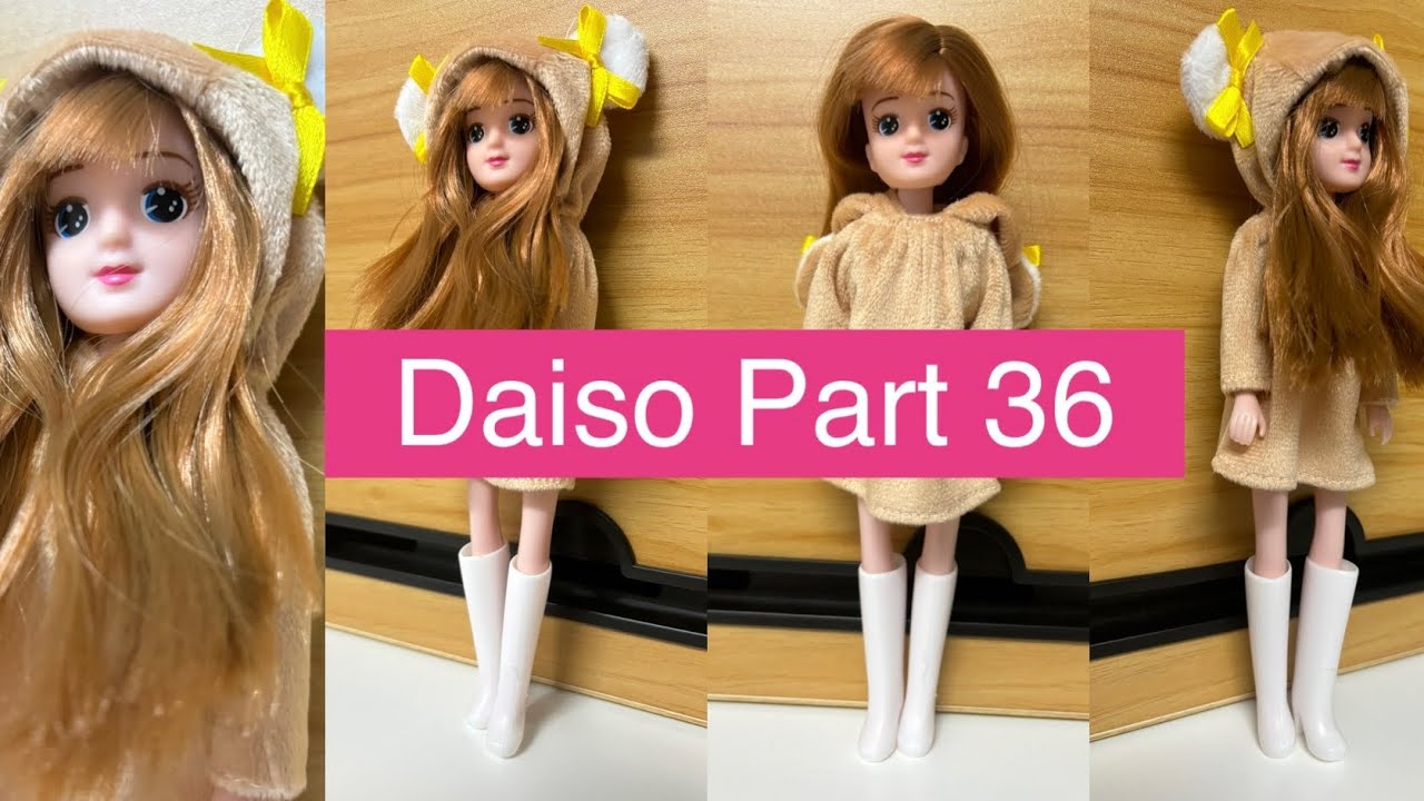 Daiso Dress Up Doll Part 36 - YouTube