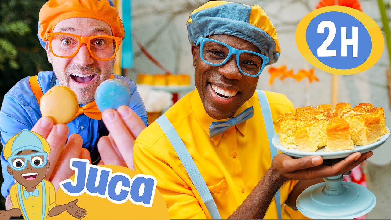 Juca e Blippi Aprendem a Fazer Doces! | 2 HORAS DO JUCA BRASIL ...