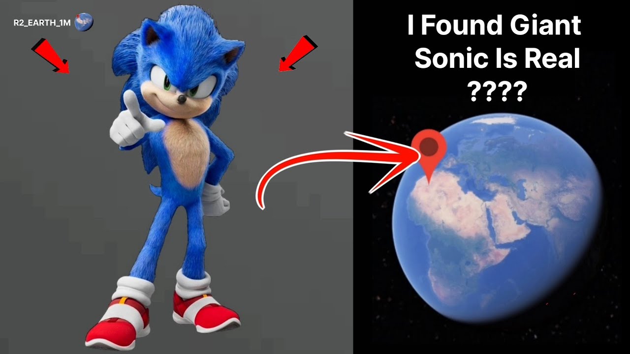 OMG! Found Real Sonic the Monster on Google Maps and Google Earth # ...