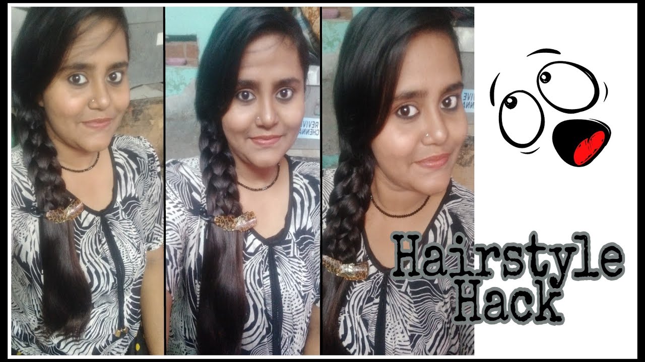 Latest hairstyle hacks / Easy party hairstyles at home/ One minute ...