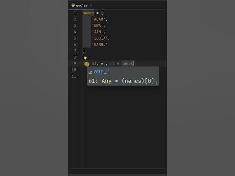 Poznaj mechanizm unpacking w Python! - YouTube