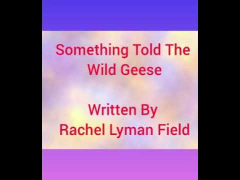 Class 6 -English - Poem 1 - Something told the wild geese - YouTube