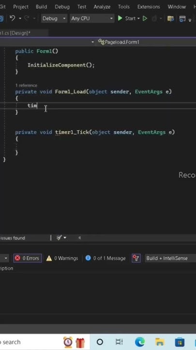 C# Load page Windows Form - YouTube