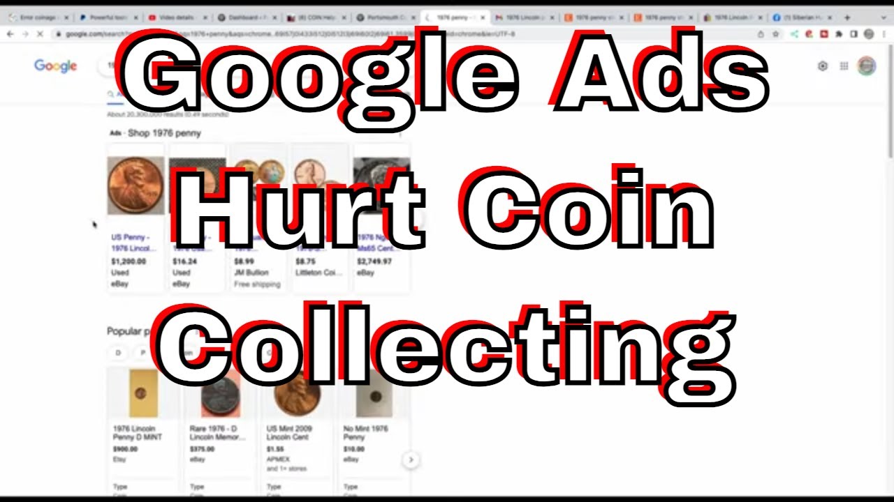 Stop Using Google For Coins - Google Is Hurting Coin Collecting - YouTube