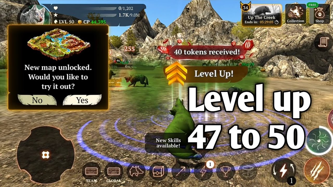 The wolf - Level up 47 to 50 level in my Pup Account! 45-49 Level Pvp ...