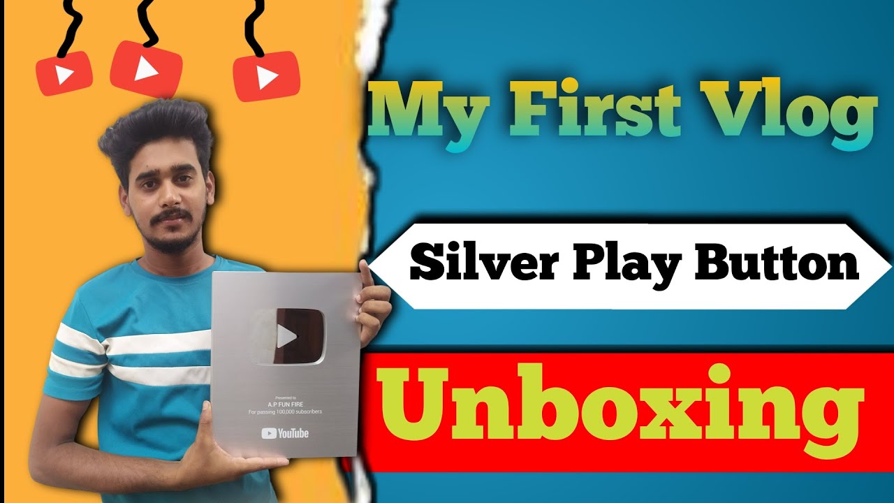 My First Vlog || Silver Play Button Unboxing @YouTube@ManojDey - YouTube