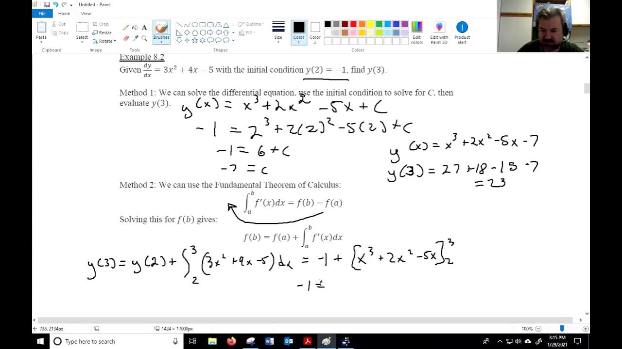 Lesson 8 The Accumulation Function and FTC - YouTube