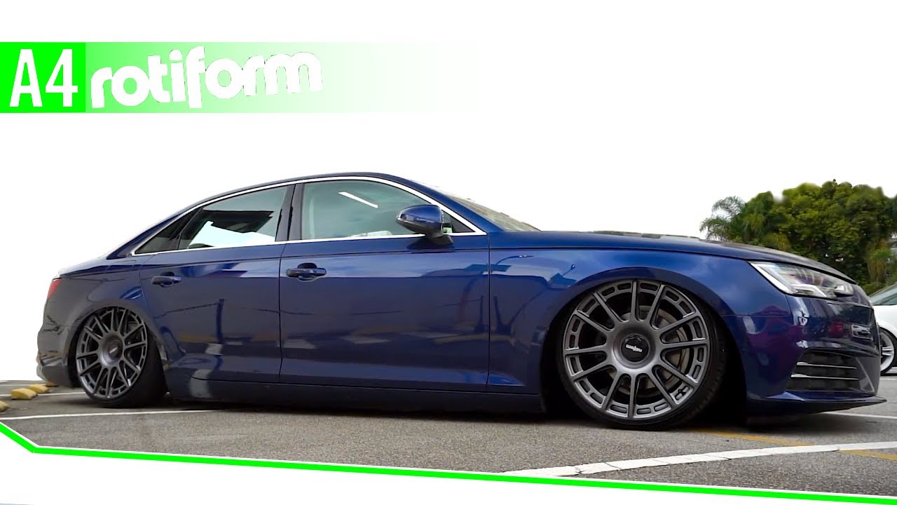 AUDI A4 - RODAS ROTIFORM - STANCE ARO 20 - YouTube