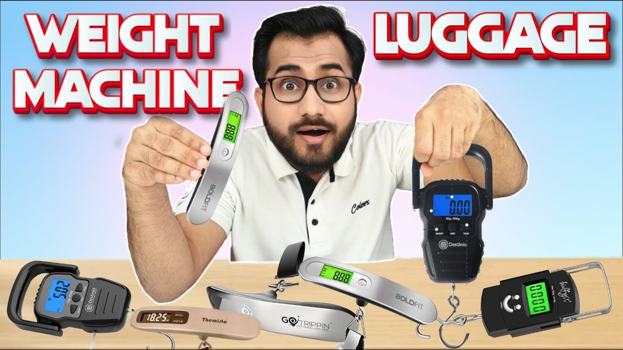 Best Luggage Weight Machine 2025 | Digital Portable Luggage Weight ...