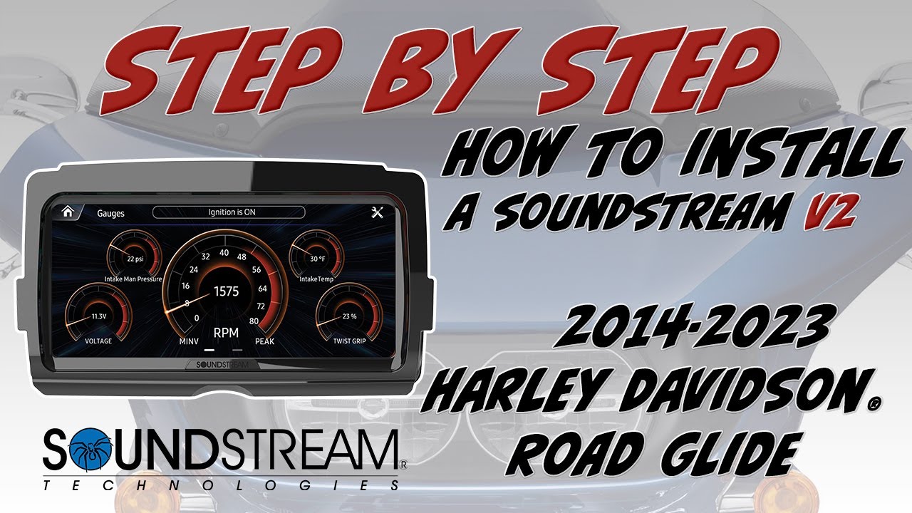 Step by Step - How to Install a Soundstream V2 in a 2014-2023 Harley ...