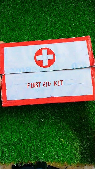 How to make easy First Aid Box for School project || Diy First Aid Kit for Project #shorts # ...