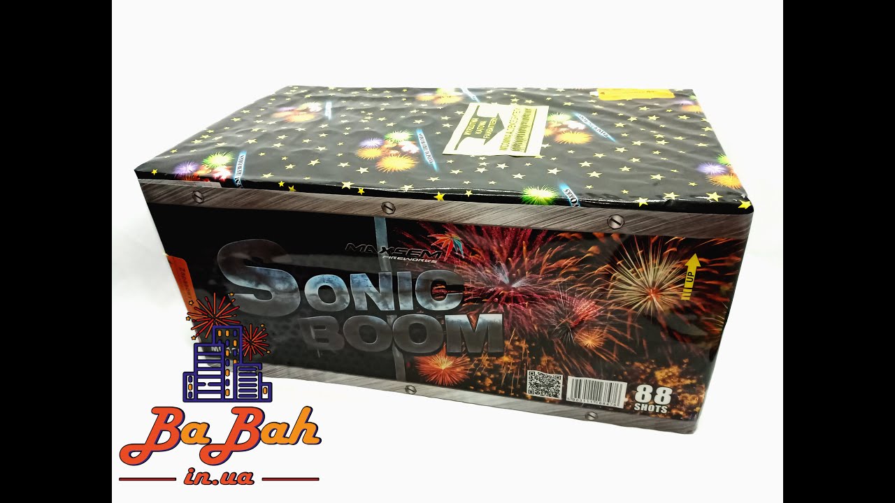 SONIC BOOM MC125 Maxsem Fireworks - YouTube