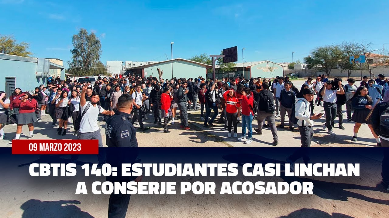 Casi “linchan” a conserje de CBTIS 140: estudiantes lo increparon por ...