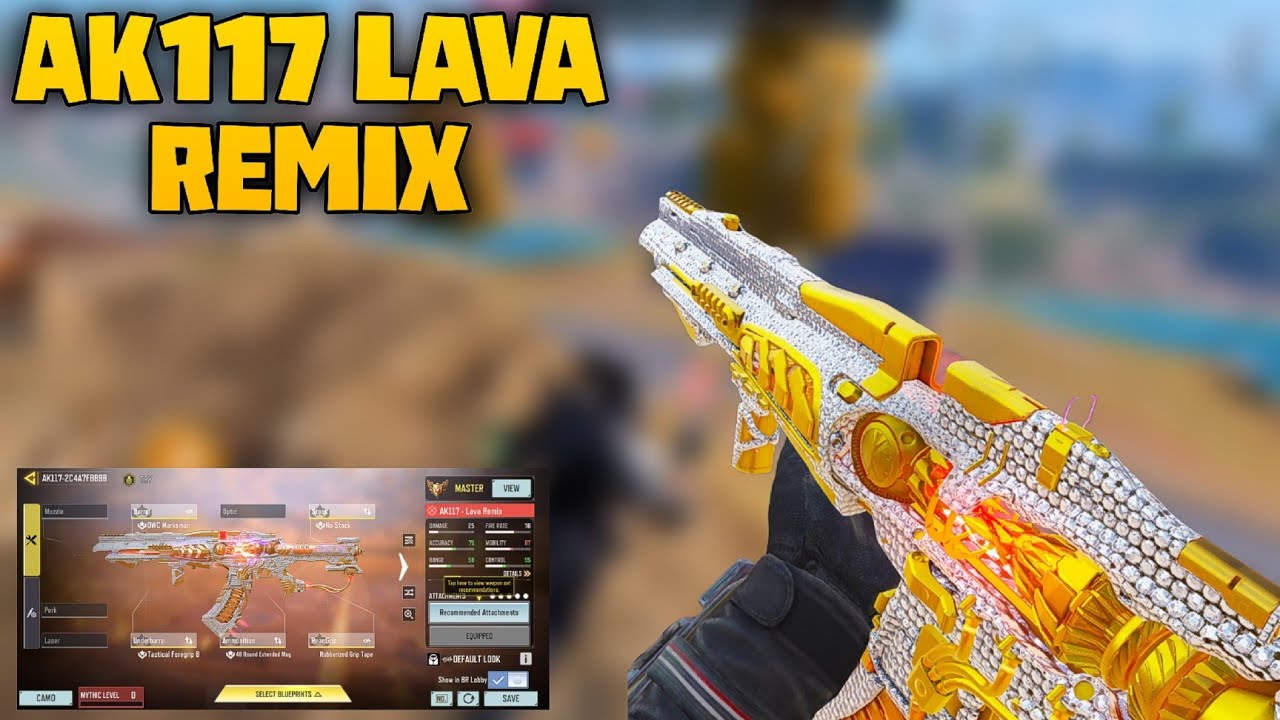 47 KILLS! USING AK117 LAVA REMIX (2 IN 1) | Call Of Duty Mobile Br ...
